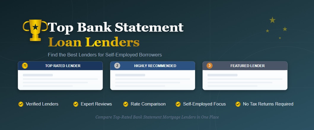 Top Bank Statement Loan Lenders 2026: Best Options for Self-Employed