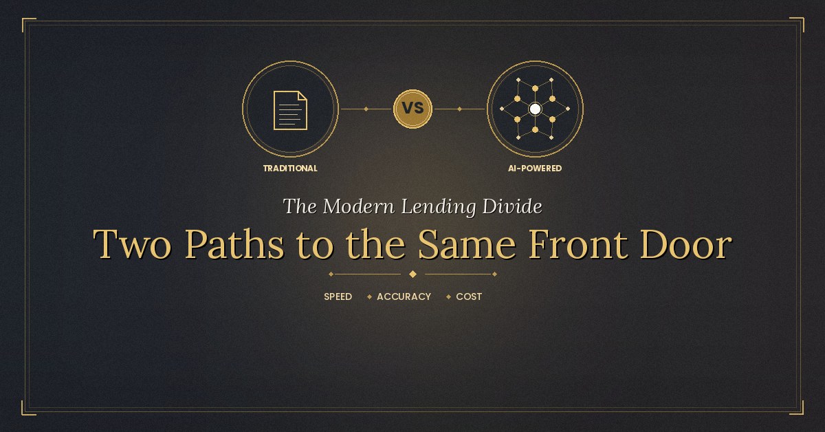 AI vs Traditional Mortgage Process: Speed & Cost 2026